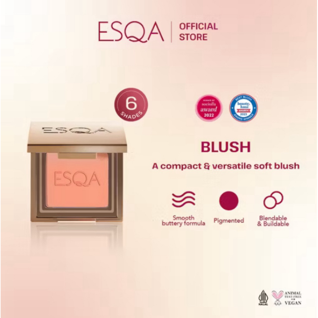 Jual ESQA POWDER BLUSH ON / LIQUID BLUSH | Shopee Indonesia