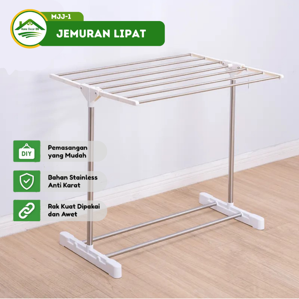 Jual Rak Jemuran Handuk Portable Gantungan Handuk Lipat Serbaguna Rak ...