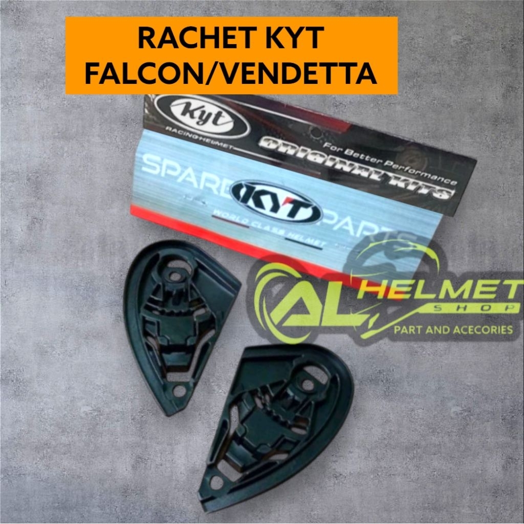 Jual Rachet ORI VENDETTA / Falcon dudukan kaca helm kyt | Shopee Indonesia
