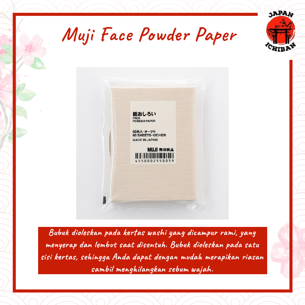Jual Muji Face Powder Paper - Kertas Bedak Original Japan | Shopee ...