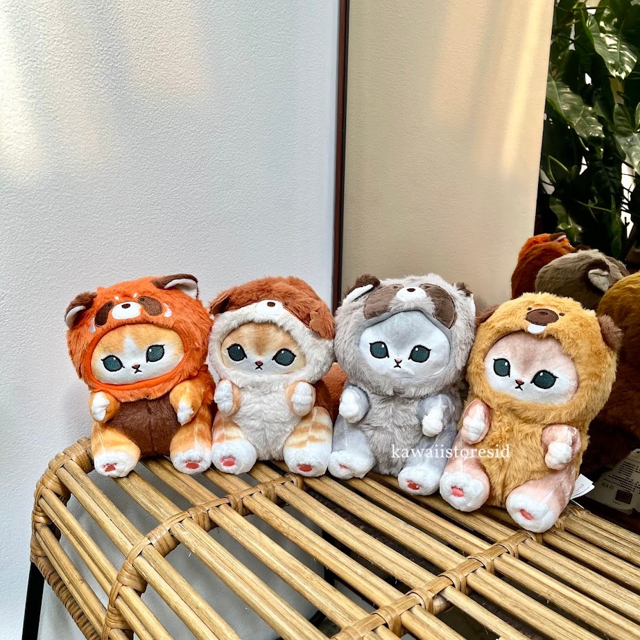 Jual Boneka Plush Mofusand Hiu Bear Seal Fox Tupai Boneka Bulu Karkter ...