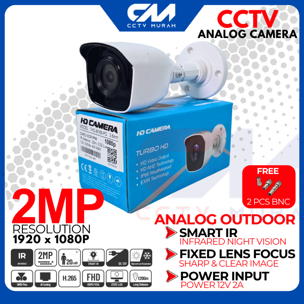 Jual Kamera CCTV Oem Hilook Outdoor Analog 2MP, Resolusi 1080P/CCTV ...