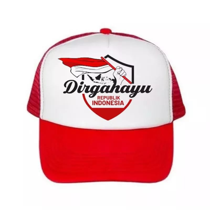 Jual Topi Merah putih Topi logo Dirgahayu Hut Kemeriahan Kemerdekaan RI ...