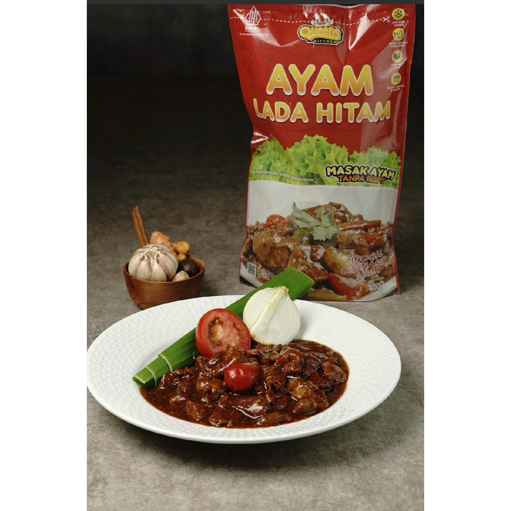 Jual Ayam Lada Hitam Queens Kitchen Frozen Food | Shopee Indonesia