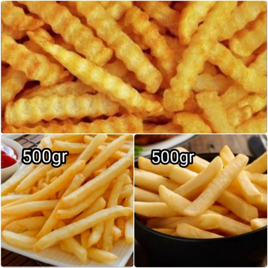 Jual Kentang Shoestring Cut | Straight Cut | Crinkle Cut French Fries ...