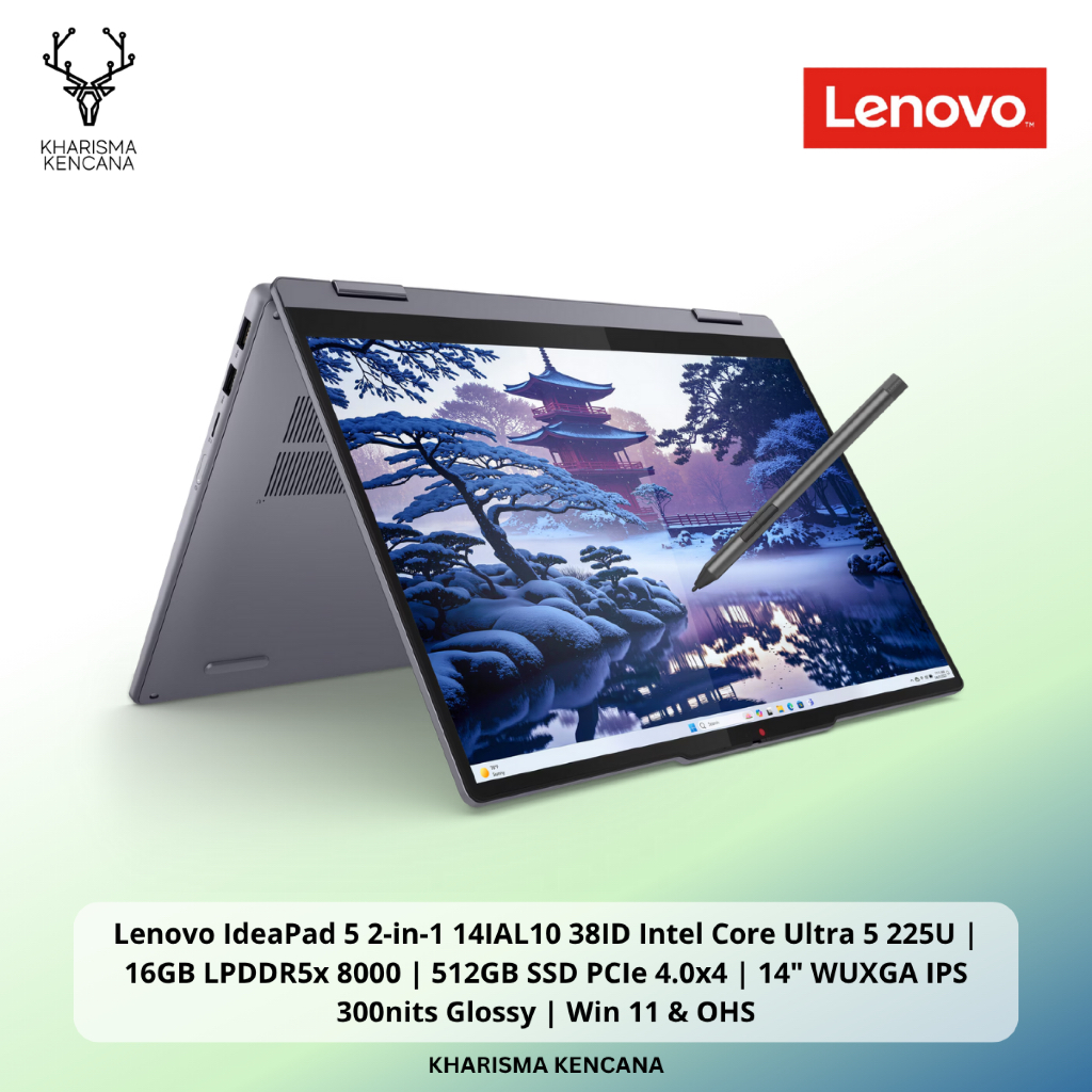 Jual LENOVO IDEAPAD 5 2IN1 14IAL10 38ID ULTRA 5 225U 16GB 512GB 14 ...