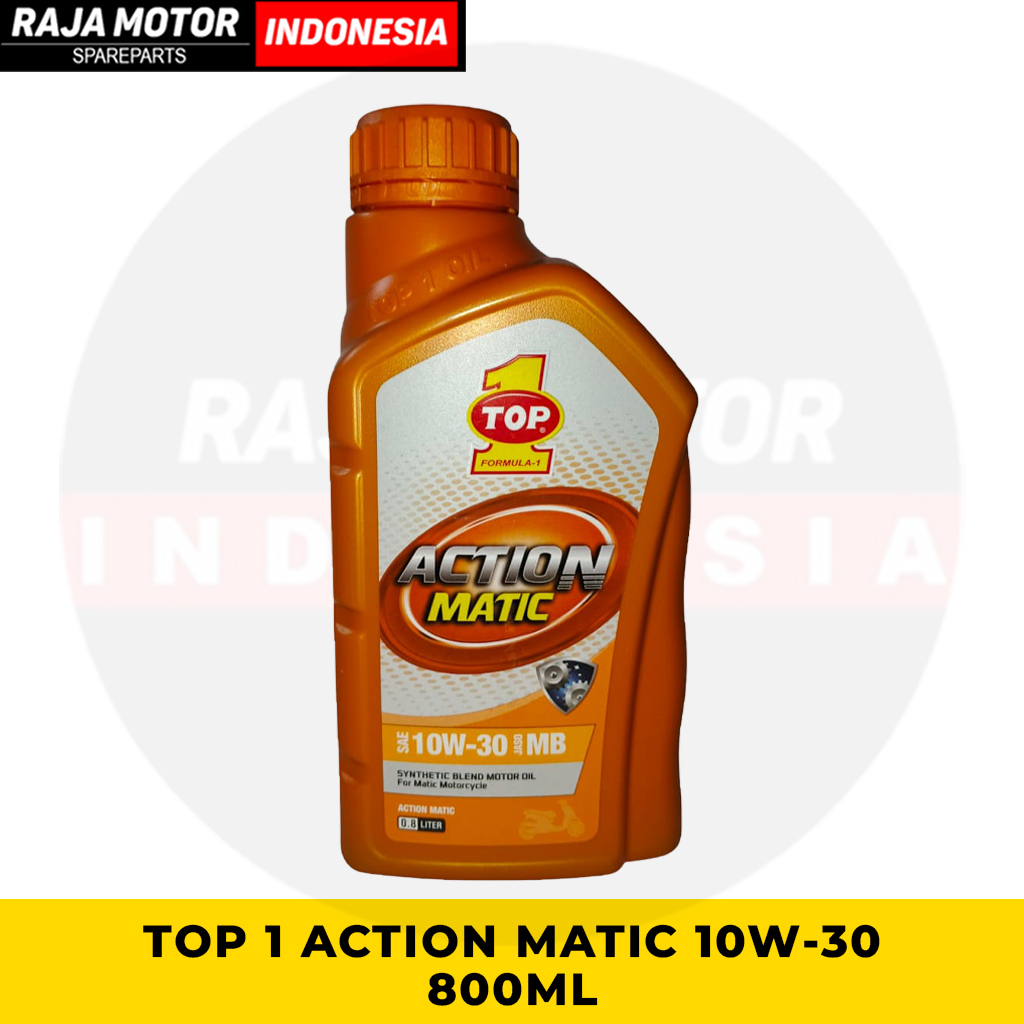 Jual Oli Motor TOP 1 ACTION MATIC 10W30 0.8L | Shopee Indonesia
