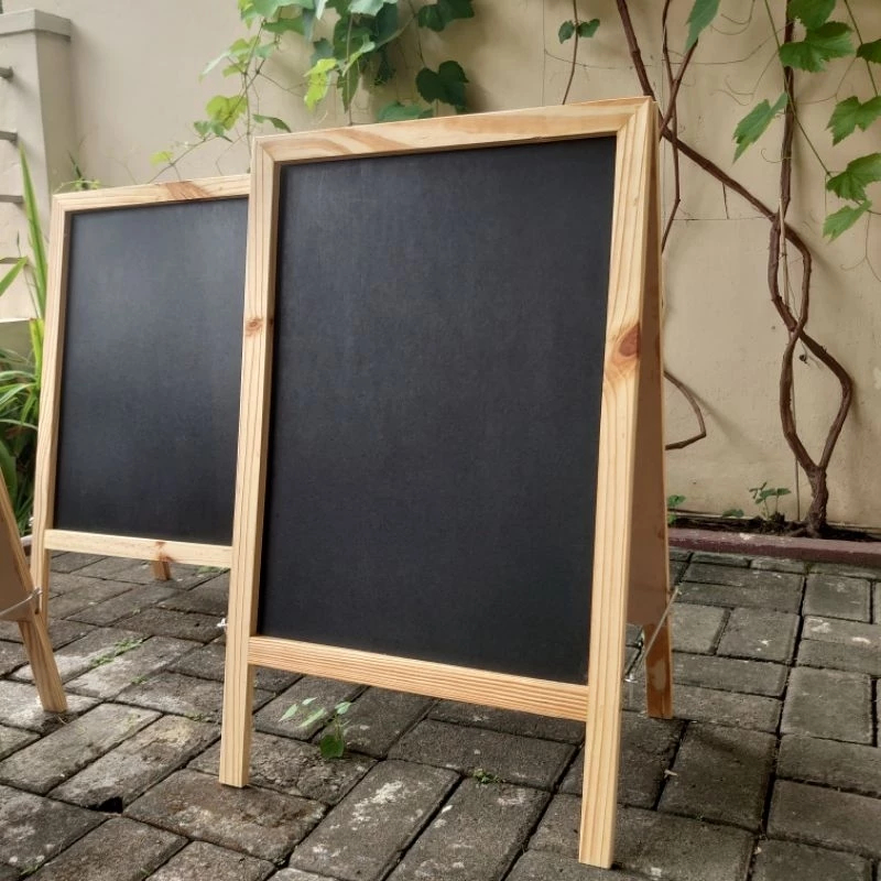 Jual Papan tulis / Papan menu cafe lipat dua sisi | Shopee Indonesia