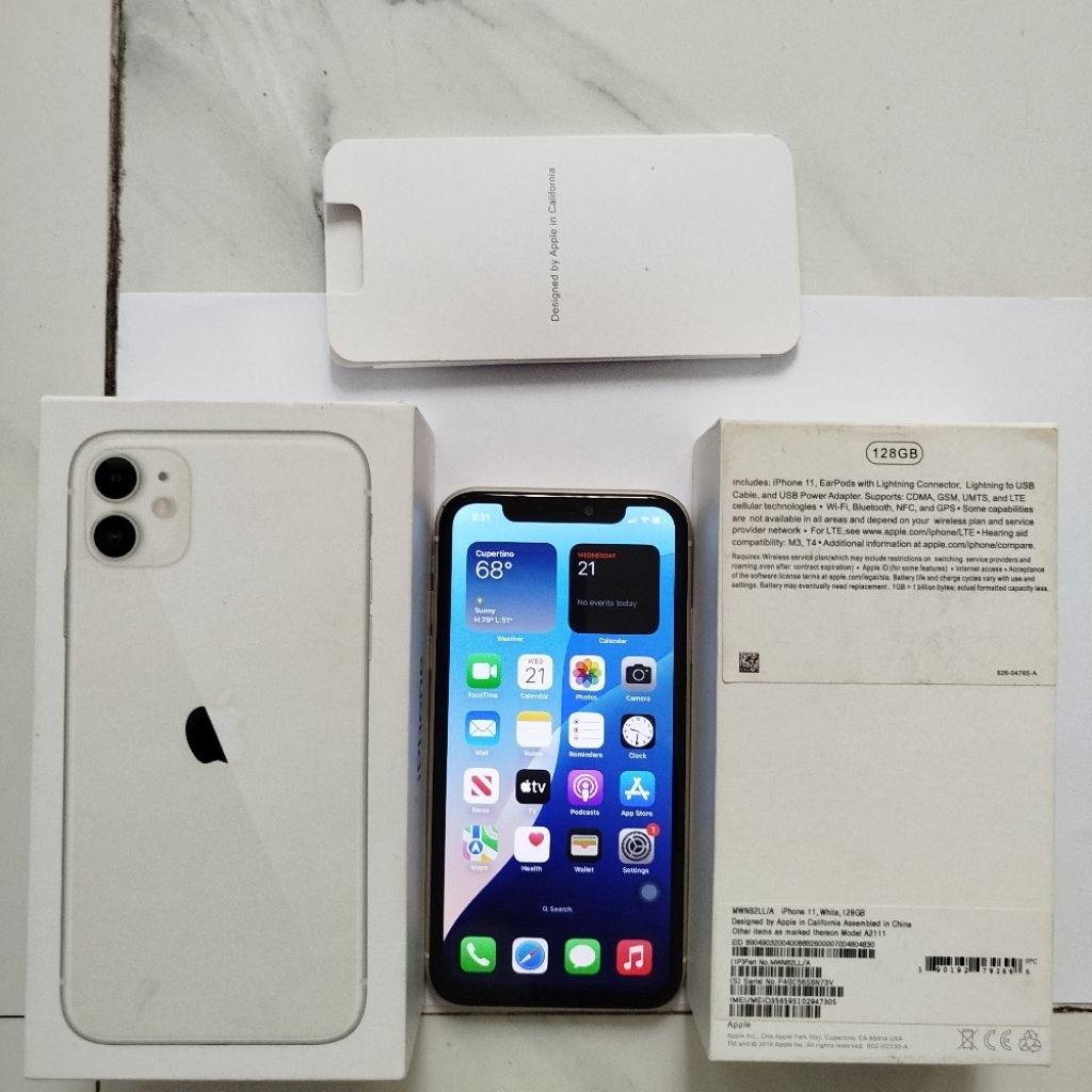 Jual iPhone 11 White 128GB | Shopee Indonesia