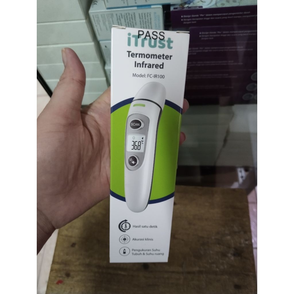 Jual Termometer Infrared dahi/telinga iTrust thermometer | Shopee Indonesia
