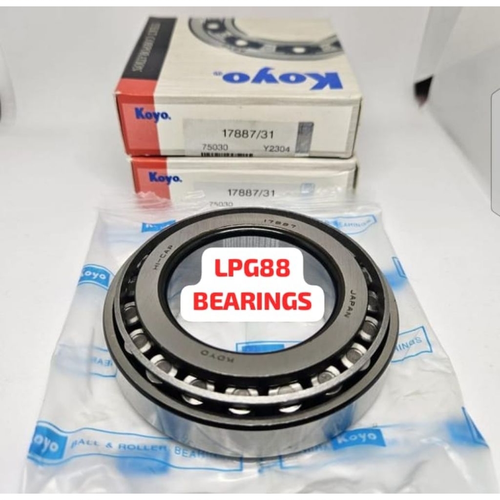 Jual BEARING 17887/31 KOYO BEARING PINION L300 DSL KF40 HIACE LAND ...