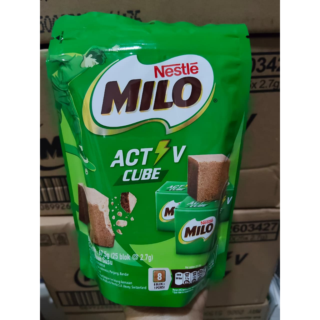 Jual Nestle Milo Act V Cube isi 25 | Shopee Indonesia