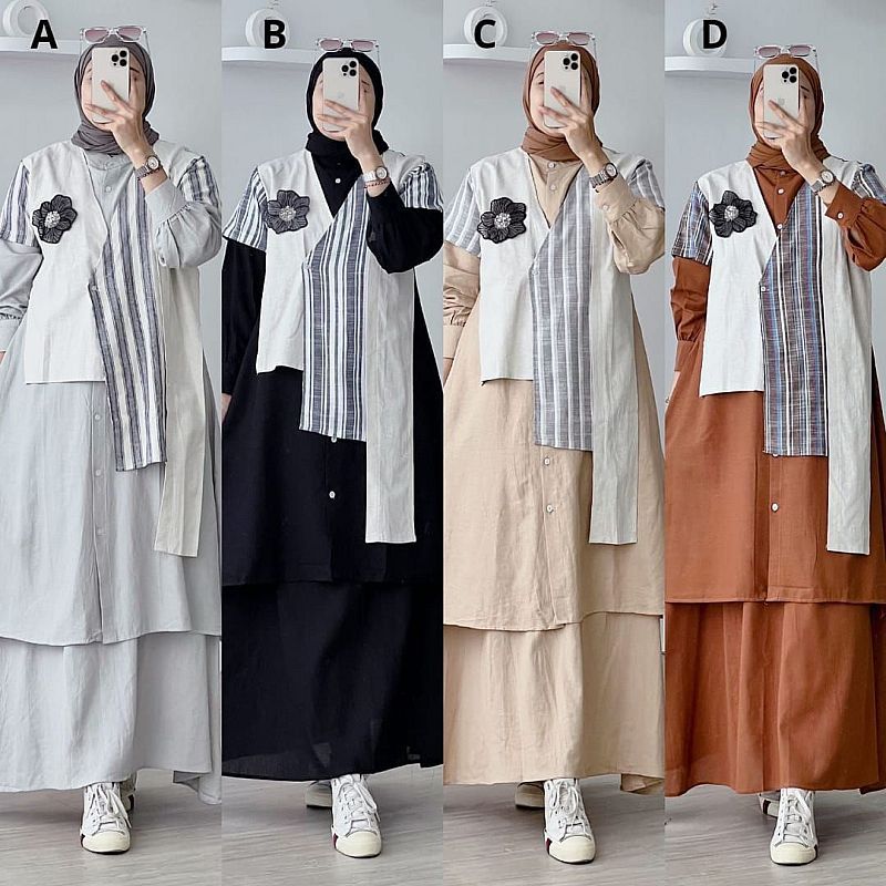 Jual Ghaniya Set Rok Premium By Gagil (READY) | Shopee Indonesia