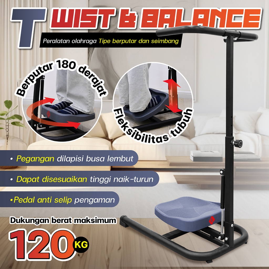 Jual HTD SPORT Alat Olahraga Stretching Twist Balance Pedal Anti Selip ...