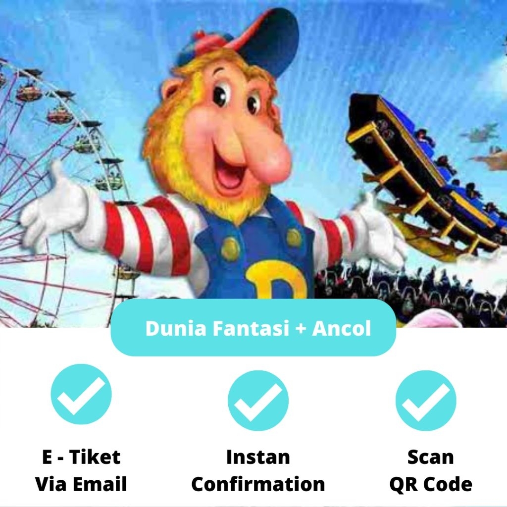 Jual Paket Keluarga Dufan + Ancol | Shopee Indonesia
