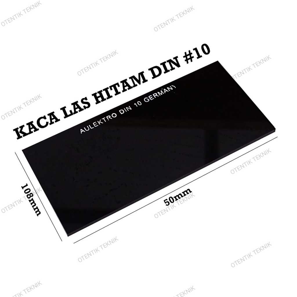 Jual KACA LAS HITAM NO.10 - KACA KEDOK LAS DIN 10 - AULEKTRO GERMANY ...