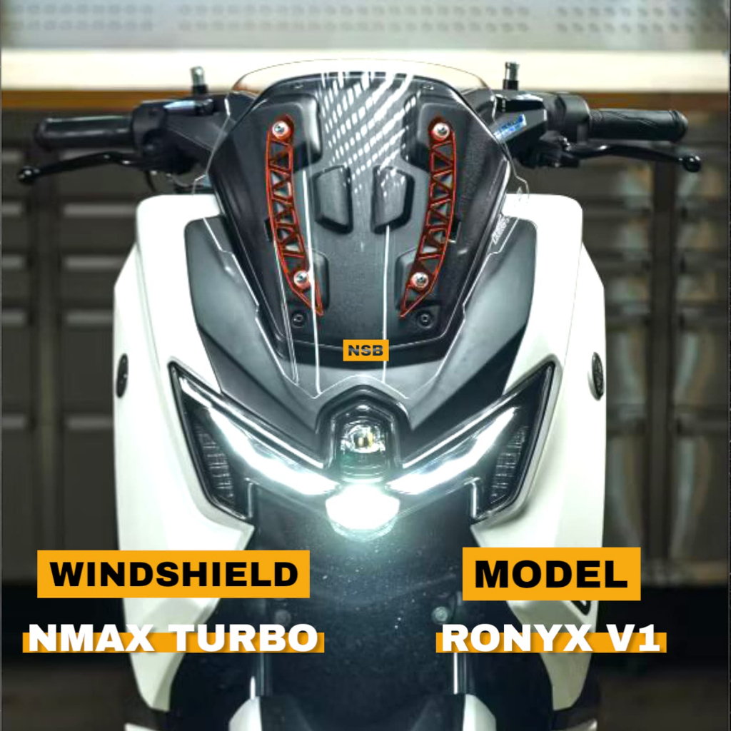 Jual WINDSHIELD NMAX TURBO VISOR NMAX TURBO/NEO/NEO S TYPE RONYX V1 ...