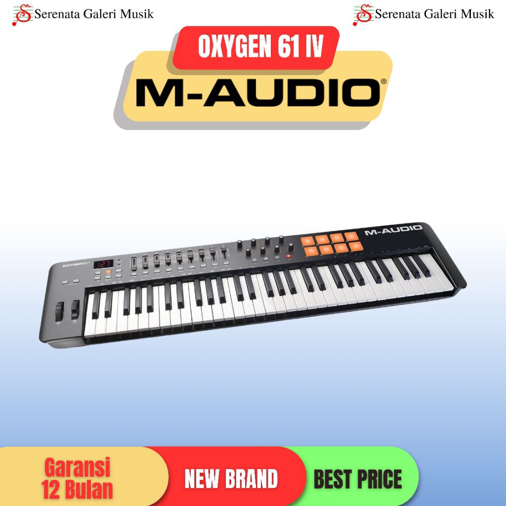 Jual M-Audio Oxygen 61 IV Keyboard Controller | Shopee Indonesia