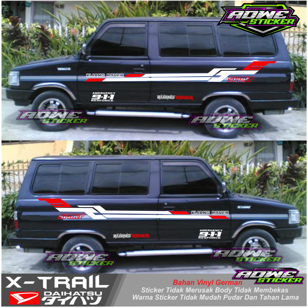 Jual Stiker Mobil Kijang Rover Model Simple | Shopee Indonesia