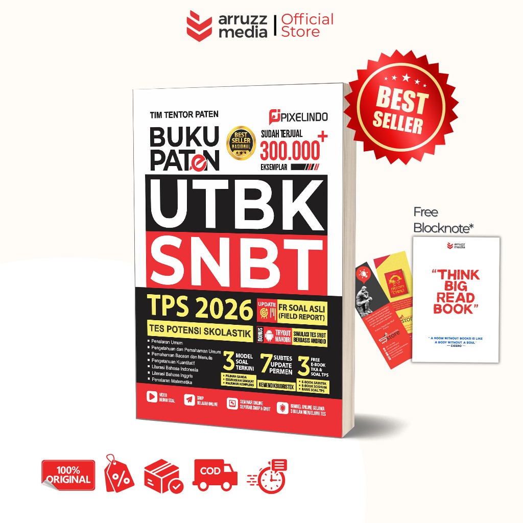 Jual Arruzzmediastore Update Buku Paten UTBK SNBT 2026 | Shopee Indonesia