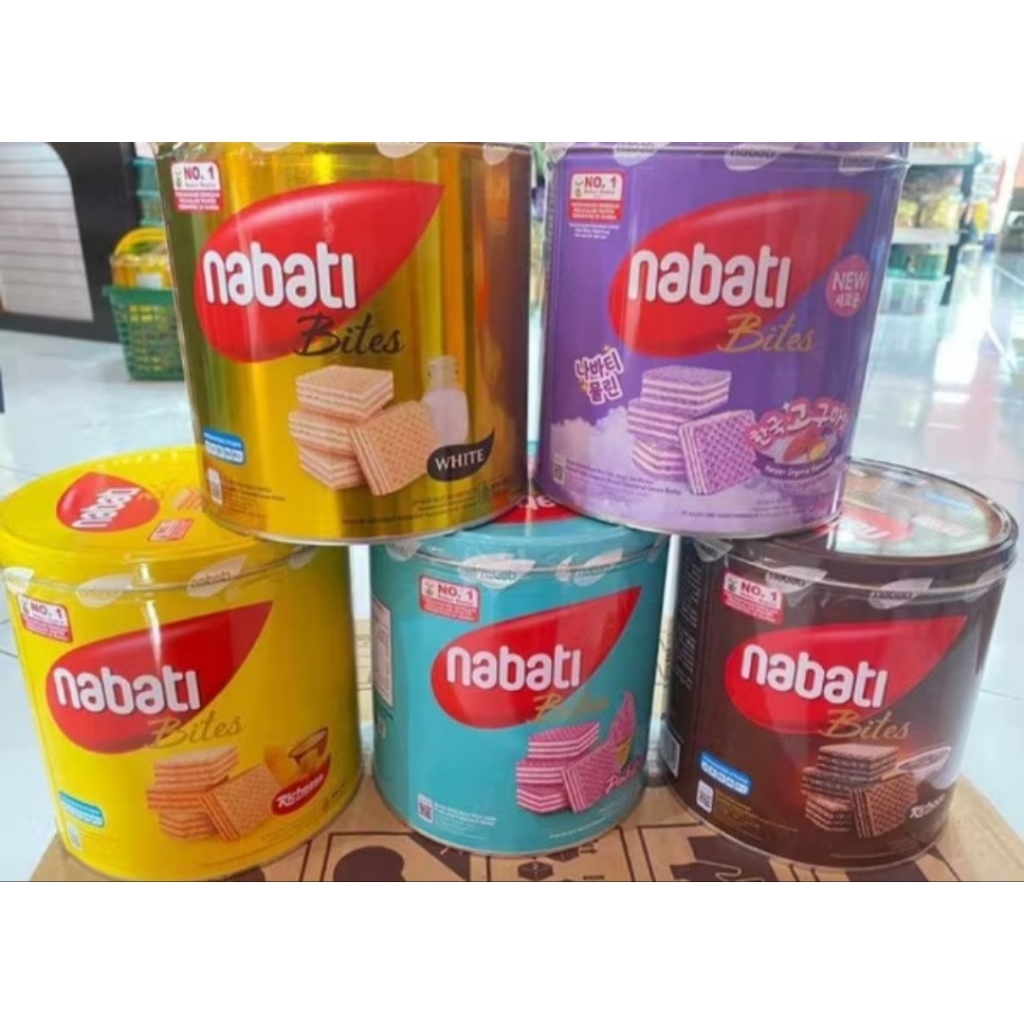 Jual Nabati Bites Kaleng Murah / Nabati Wafer Kaleng | Shopee Indonesia
