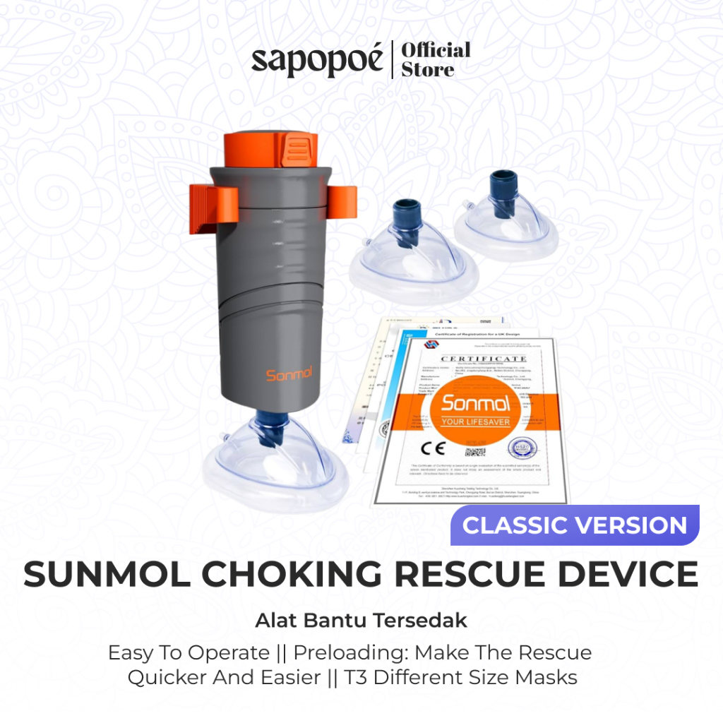 Jual Sonmol Choking Rescue Device Suction Classical Version Alat Bantu Anti Tersedak Untuk Anak ...