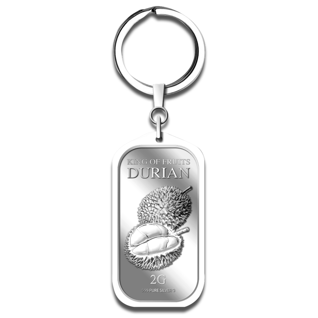 Jual Gantungan Kunci Key Chain 2 Gram Silver Durian (Series 2) Puregold ...