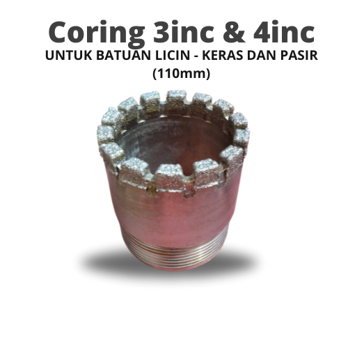Jual mata bor coring/mata bor sumur batuan licin/mata bor sumur batuan ...