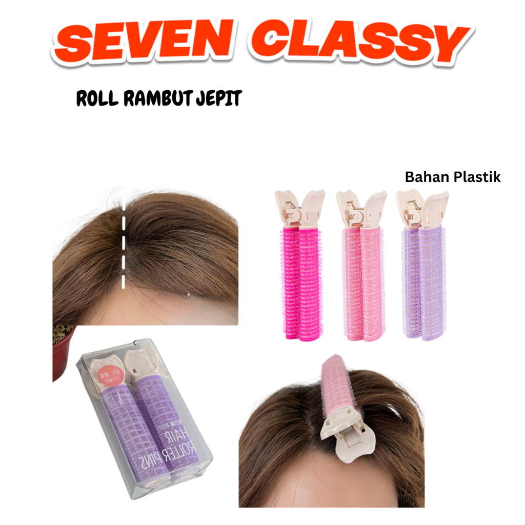 Jual SC - ROLL RAMBUT JEPIT KOREA ROLL PONI H446 JEPIT PENAMBAH VOLUME ...