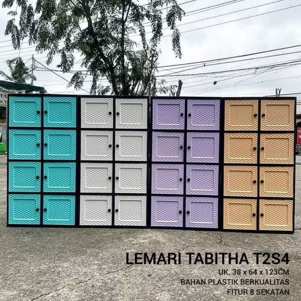 Jual Lemari CLICKS Loker Tabitha 4 Susun/Lemari 4 Susun/Lemari Plastik ...
