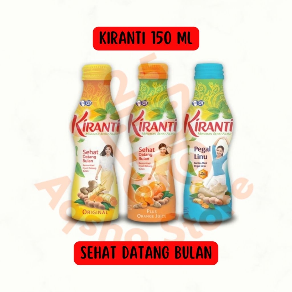 Jual Kiranti Minuman Sehat Datang Bulan Original Juice Pegal Linu Botol ...