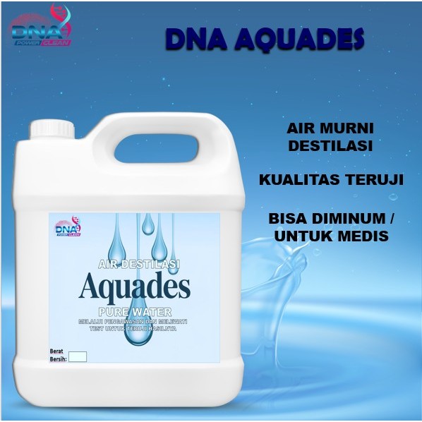 Jual Aquadest 5 Liter / Aquades air destilasi Pure Kualitas tinggi ...