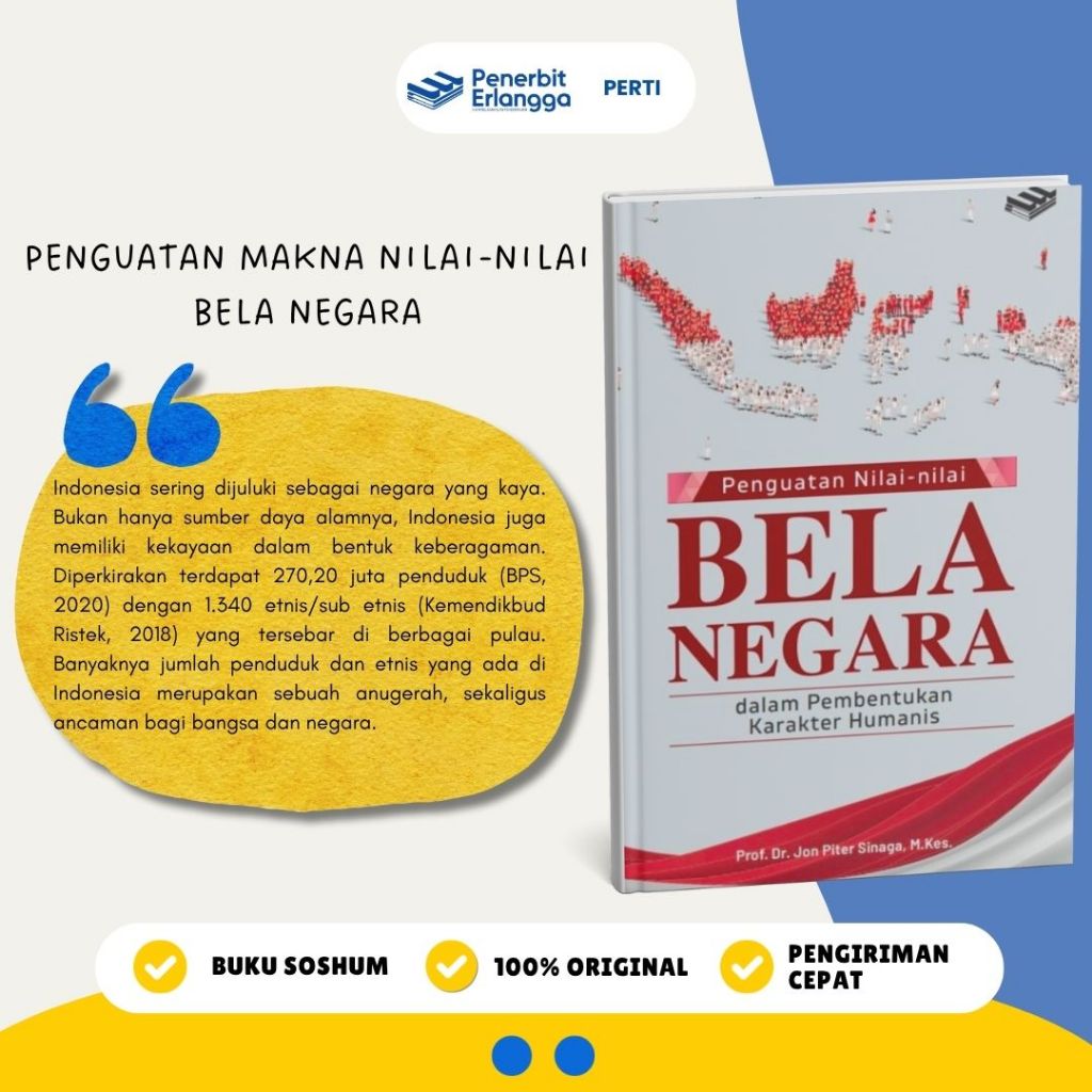 Jual [Erlangga] Penguatan Makna Nilai-Nilai Bela Negara - Jon Peter ...