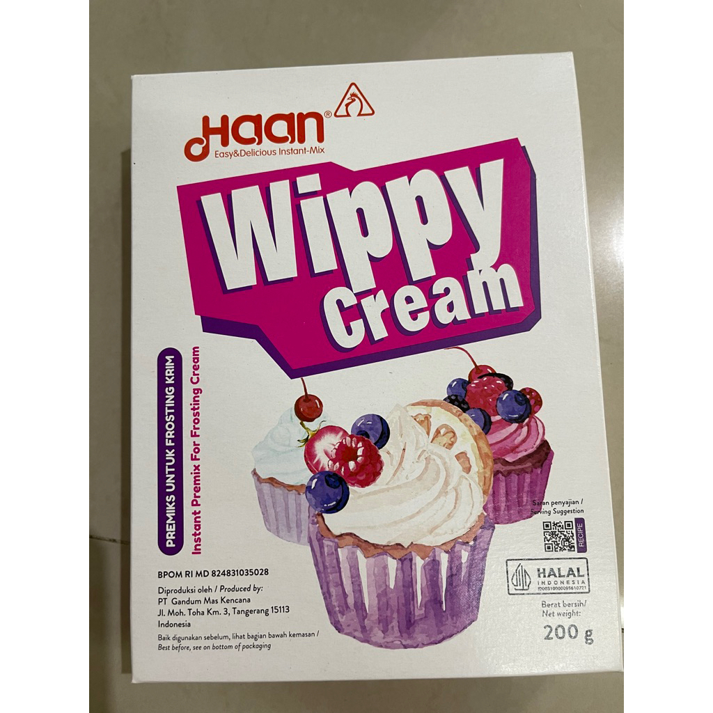 Jual Wippy cream haan box ( 200g ) | Shopee Indonesia