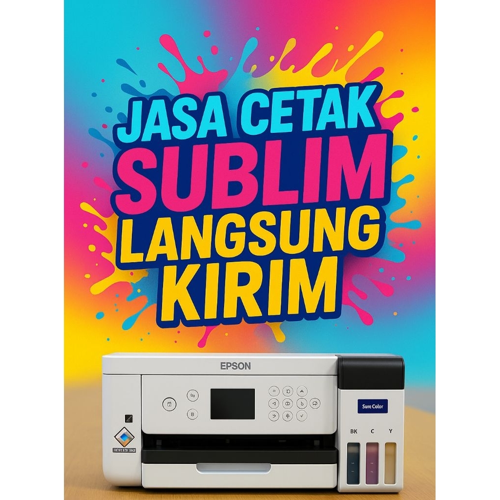 Jual (LANGSUNG KIRIM) Jasa Print khusus cetak SUBLIM A4 Premium Epson ...