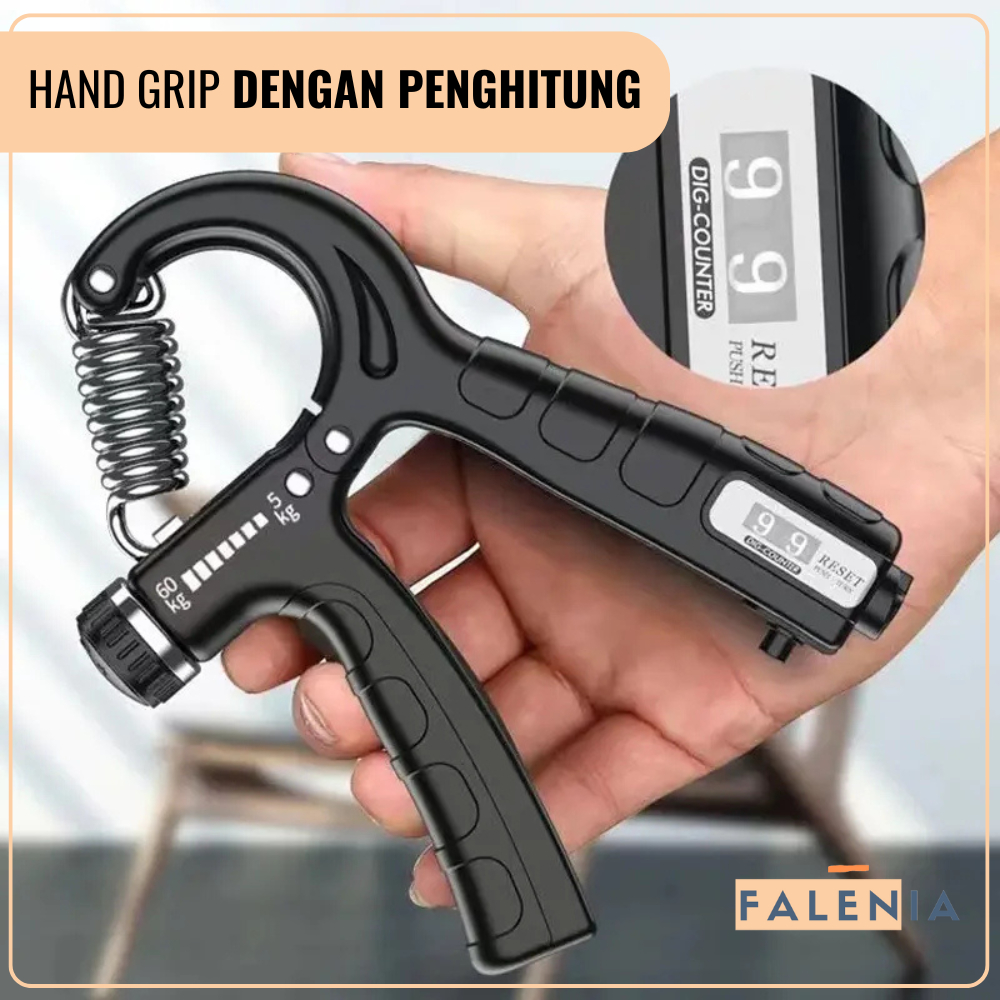 Jual Spring Hand Grip Finger Power Exercise 5-60kg dengan Alat ...