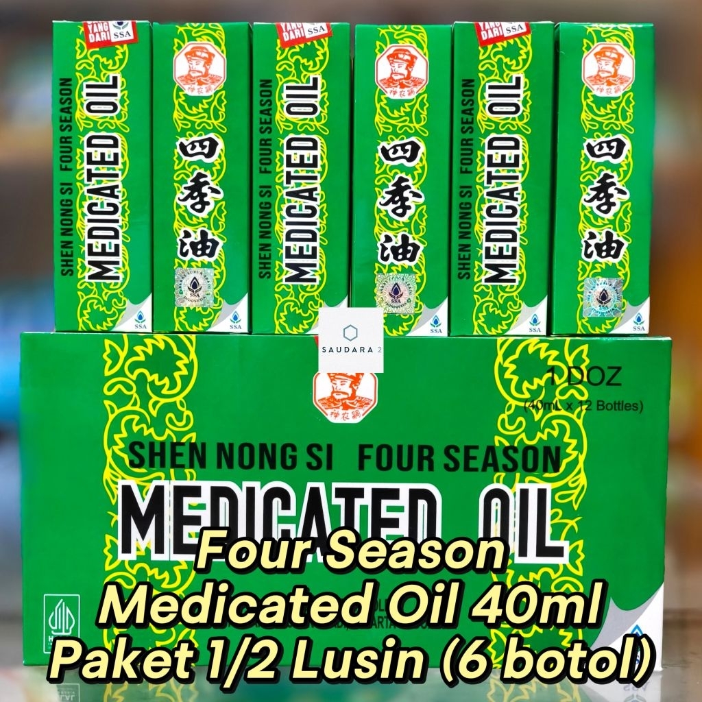 Jual Medicated Oil 40ml - Paket 1/2 Lusin (6 botol) | Shopee Indonesia