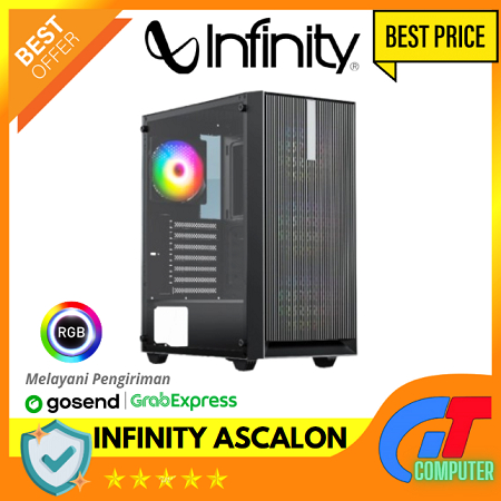 Jual Casing INFINITY ASCALON - mATX, ATX - INCLUDE 3 RGB FAN | Shopee ...