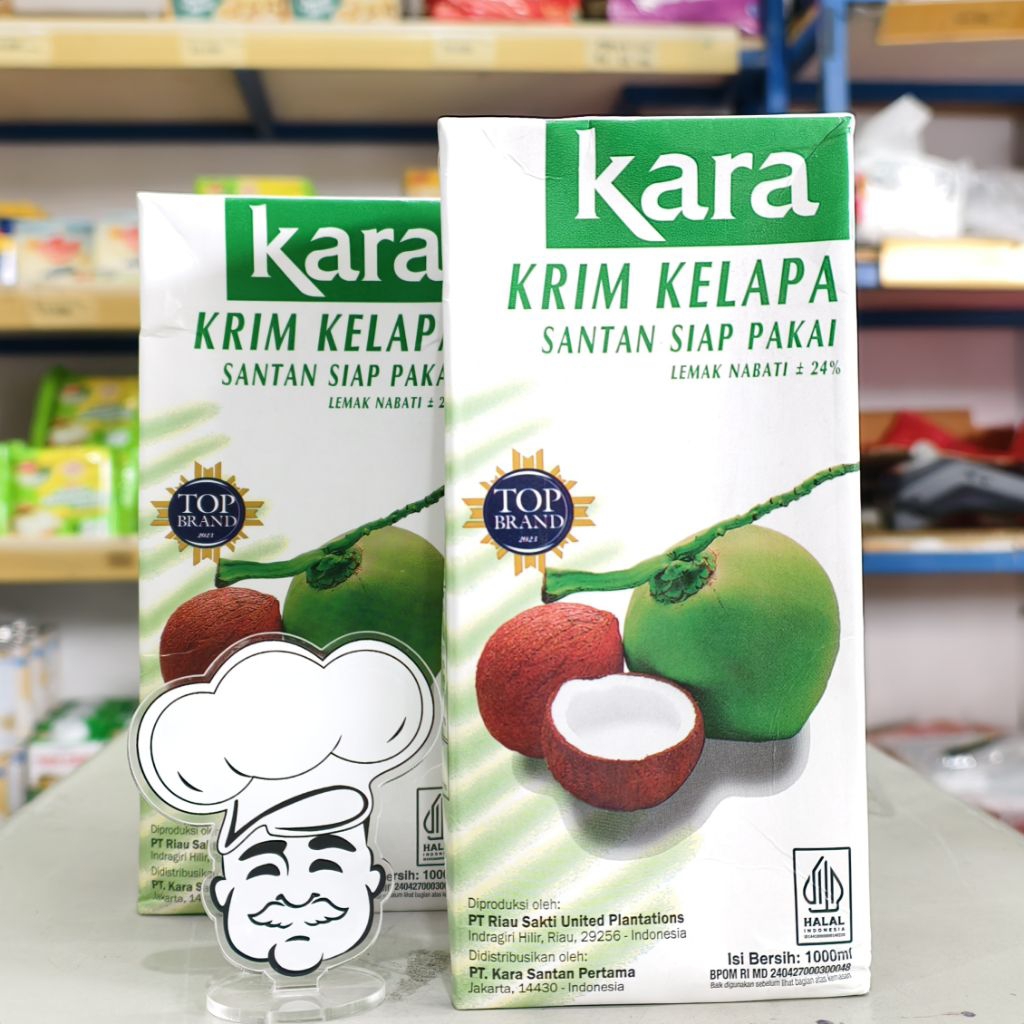 Jual Kara Santan Kelapa 1Liter / Santan Cair Kara 1Liter / Kara Krim ...