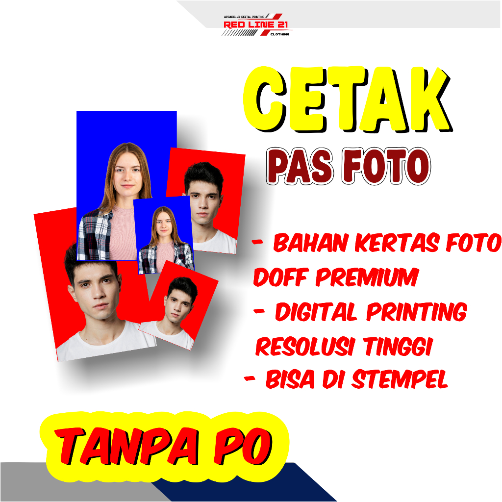 Jual Cetak Pas Foto | Print Photo ukuran 2x3 3x4 4x6 | Shopee Indonesia