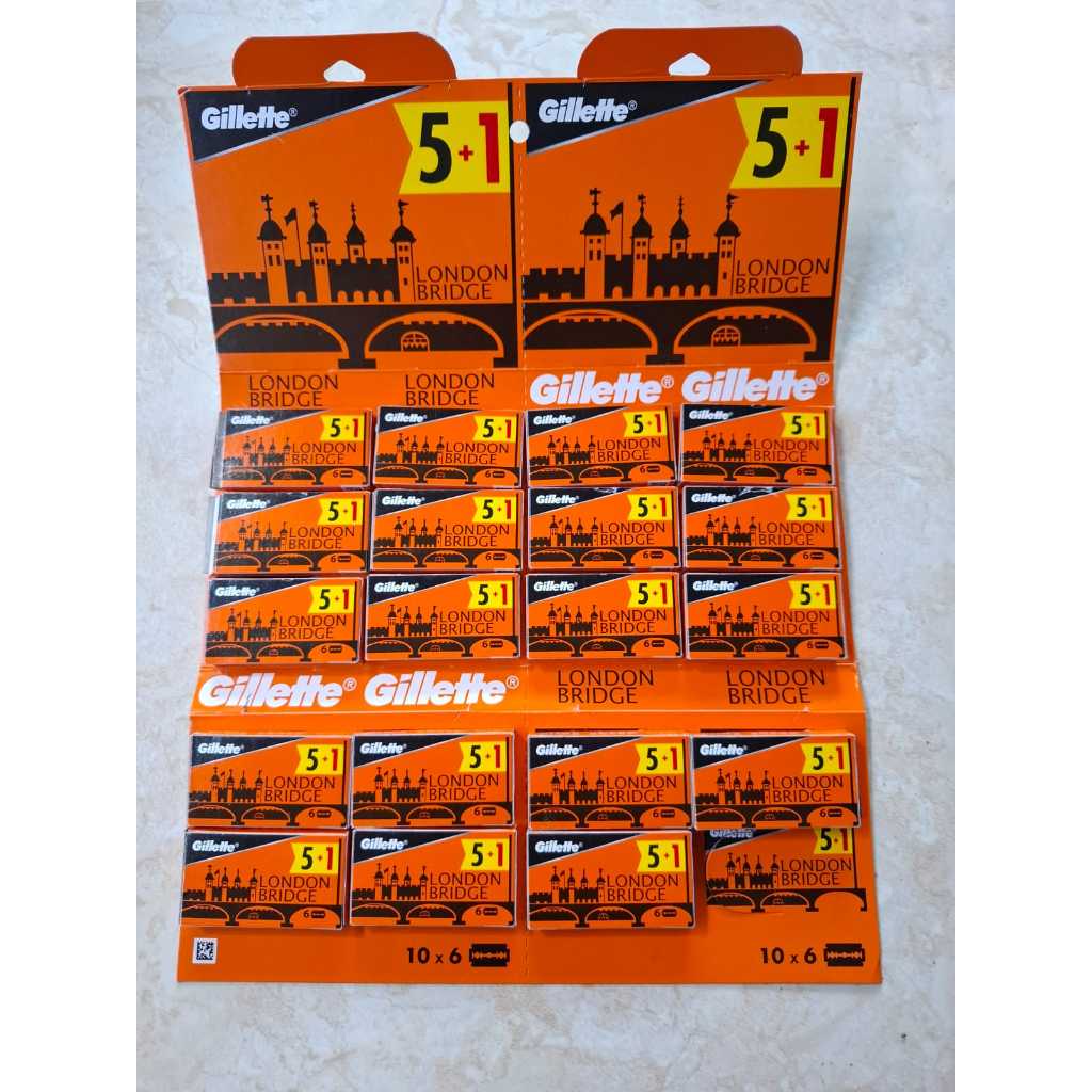 Jual READY STOK SILET GILLETE LONDON SUPER PLATINUM ( ISI 20 pack ...