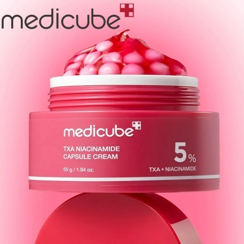 Jual Medicube TXA Niacinamide Capsule Cream 55g/TXA+Niacinamide 15% Serum 30ml/Glow Facial Set ...