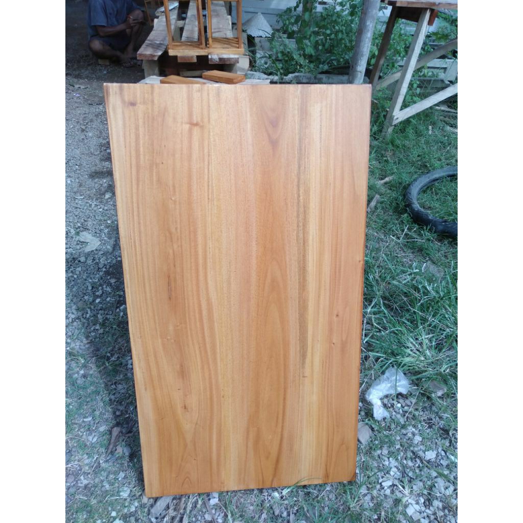 Jual papan hambalan meja ukuran 35×80×2cm kayu mahoni | Shopee Indonesia