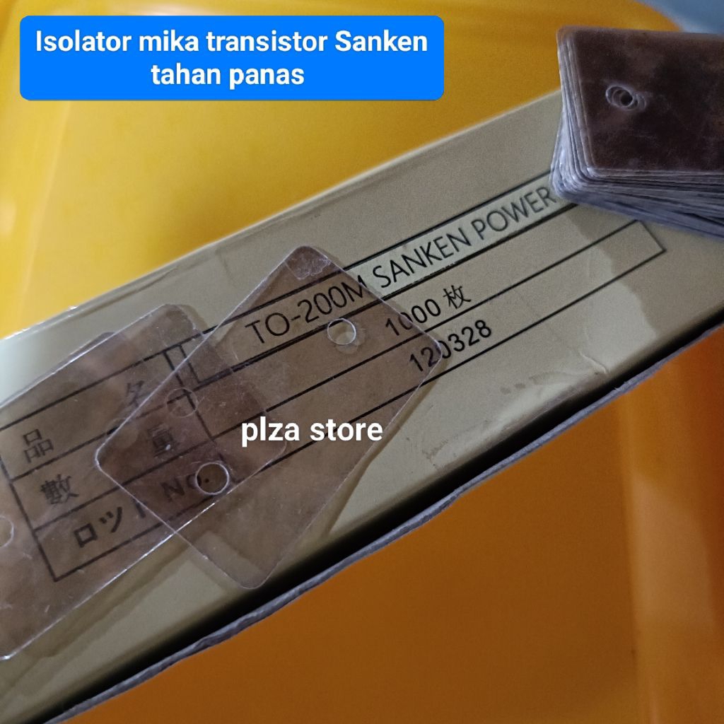 Jual Isolator mika Tr transistor Sanken tahan panas | Shopee Indonesia