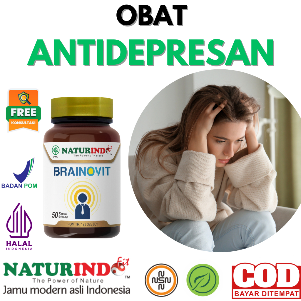 Jual Obat Anti Depresan Stres Depresi Cemas Berlebihan Insomnia ...