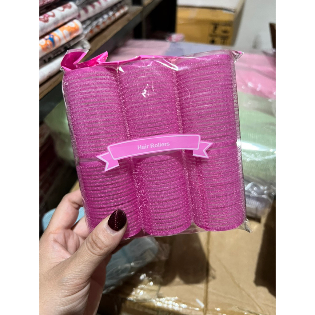 Jual roll rambut / roll rambut wanita isi 6pcs 0011/ 1401 | Shopee ...