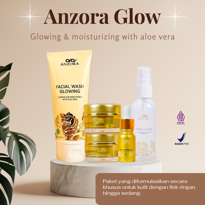 Jual Hayza Store ANZORA ALL VARIAN SERIES, Glow, Acne, Renewal Dan Acne ...