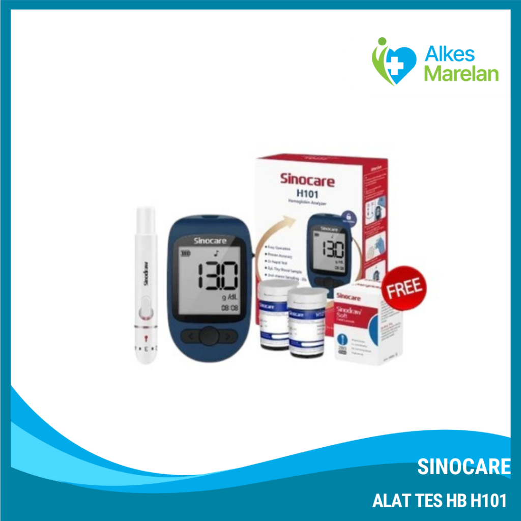 Jual SINOCARE - Alat Cek Darah Hemoglobin H101 Sinocare Alat Tes HB ...