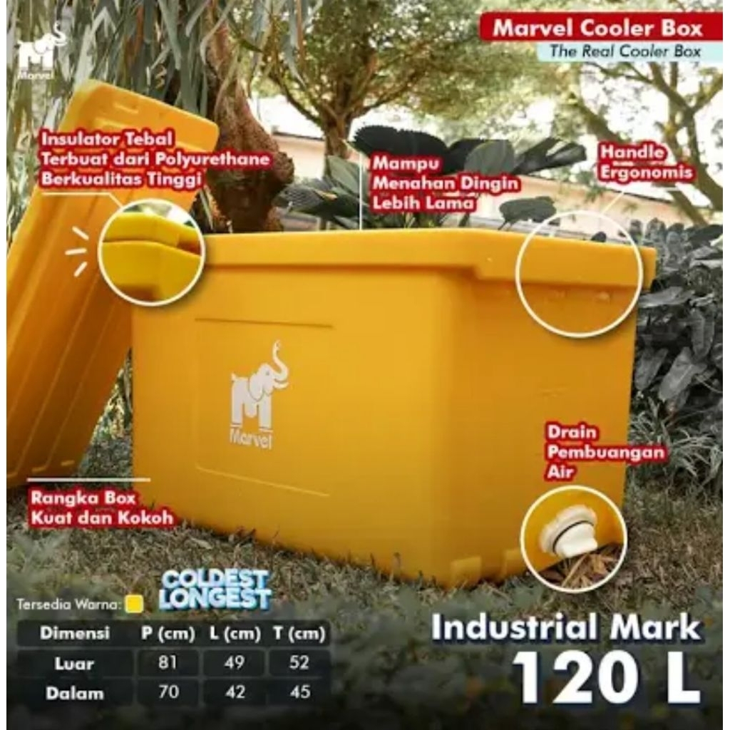 Jual Cooler box besar Marvel 120 liter/Cooler box Marvel 120 liter ...