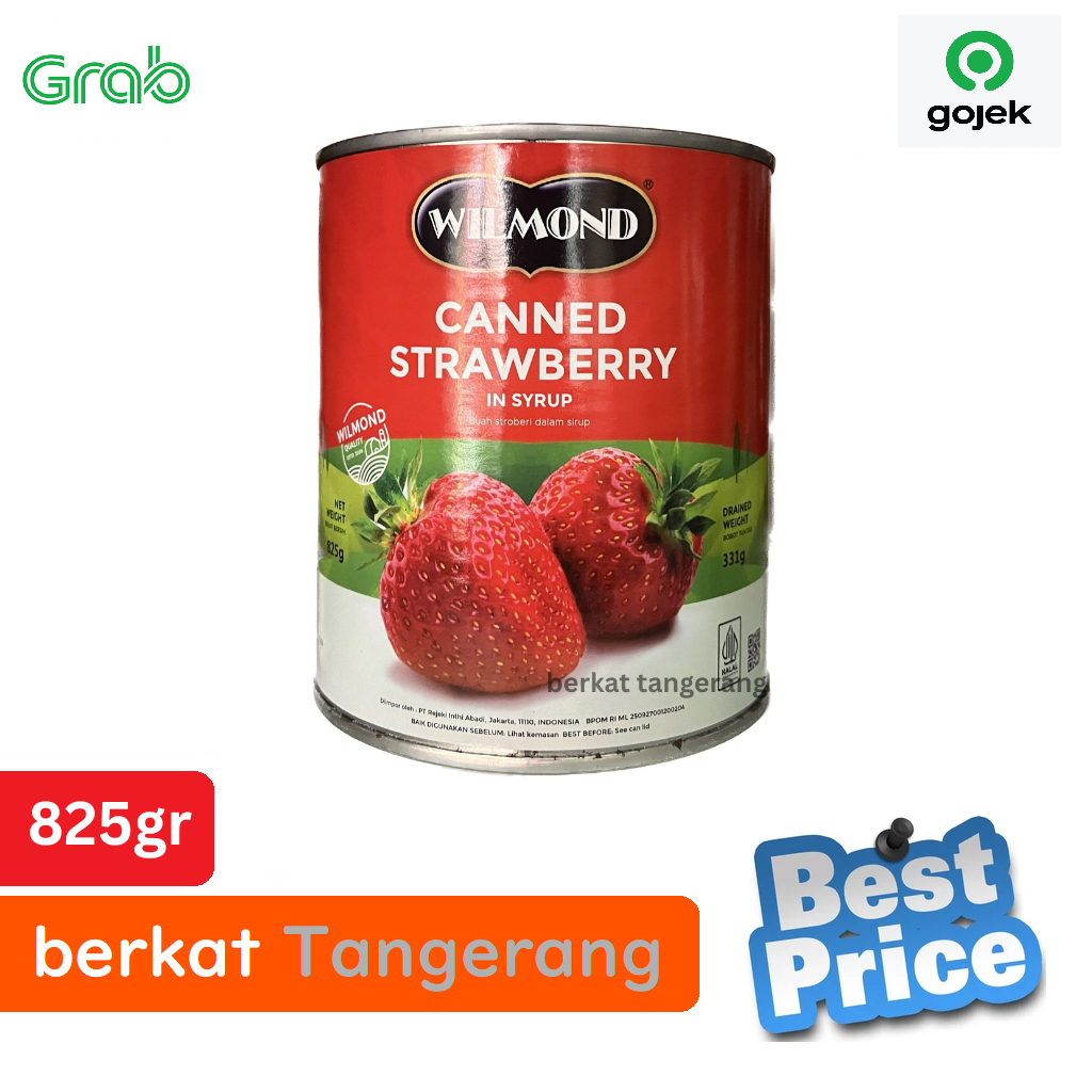Jual Wilmond Canned Strawberry / Stroberi Kaleng 825gr | Shopee Indonesia